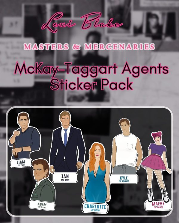 McKay-Taggart Agents Sticker Pack | Lexi Blake